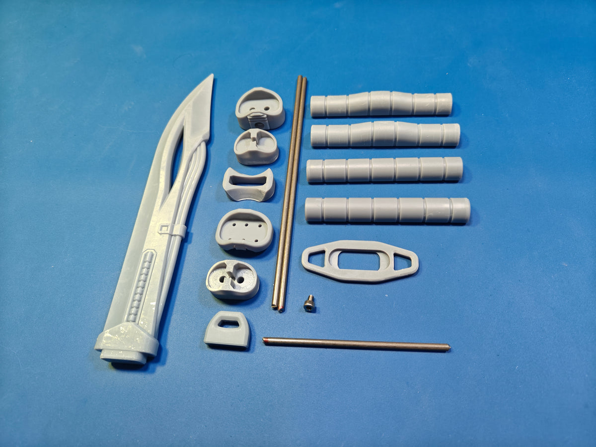 Custom Mando Bounty Hunter Knife KIT - RESIN – TraywickDesigns