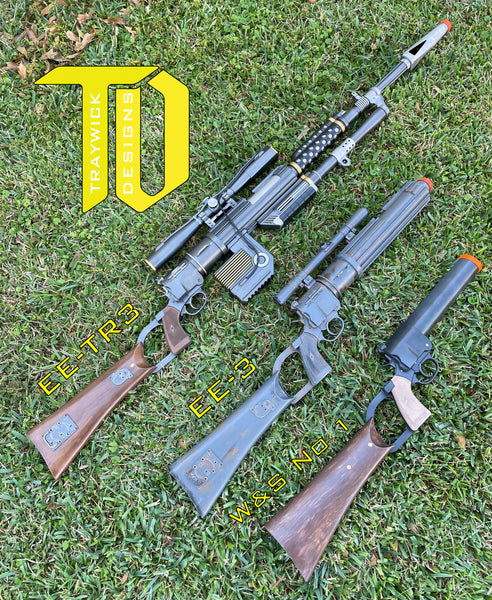 Boba Fett 1313 inspired EE-TR3 Concept Rifle KIT TRAYWICK DESIGNS ORIG ...